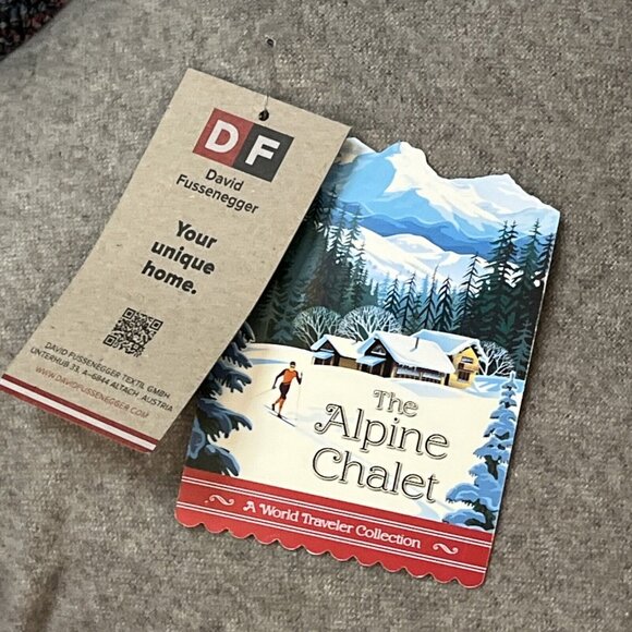 Alpine | Accents | David Fussenegger Throw Pillow Alpine Chalet Ski ...